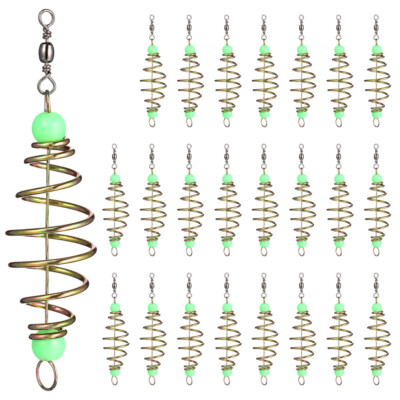 24 Pcs Feeder Fishing Carp Bait Holder Method Spring Accessories | eBay