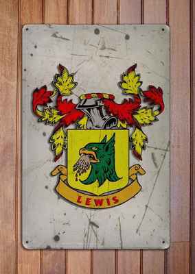 Hurst Coat of Arms A4 Aged Retro 10x8 Metal Sign Aluminium Heraldry ...