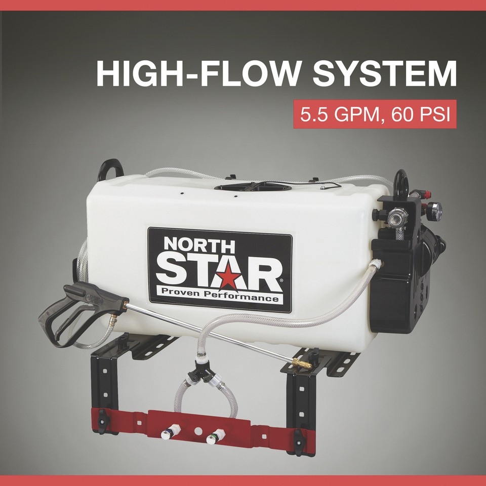 NorthStar High-Flow ATV Boomless Broadcast and Spot Sprayer, 26-Gallon ...