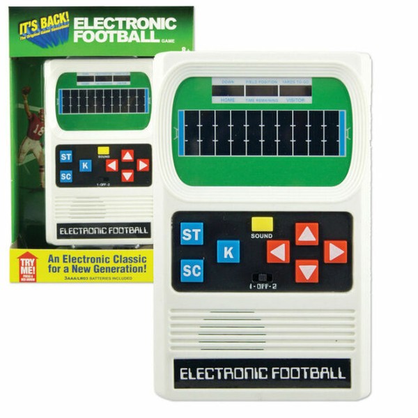 Basic Fun Retro Handheld Football Electronic Game, One Size - White for ...