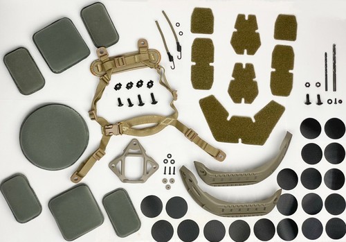 CVC to SOHAH Combat Helmet Conversion Kit Rails NVG Mount Everything ...