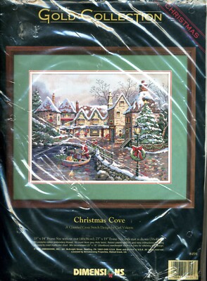 NEW Dimensions Gold Collection CHRISTMAS COVE Cross Stitch Kit #8494 | eBay
