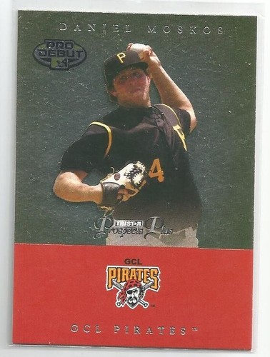 2007 TriStar Prospects Plus Daniel Moskos Pro Debut Pittsburgh Pirates ...