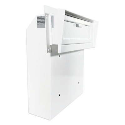 OPEN BOX Rainproof Heavy Duty Through The Door Safe Mail Drop Box ...
