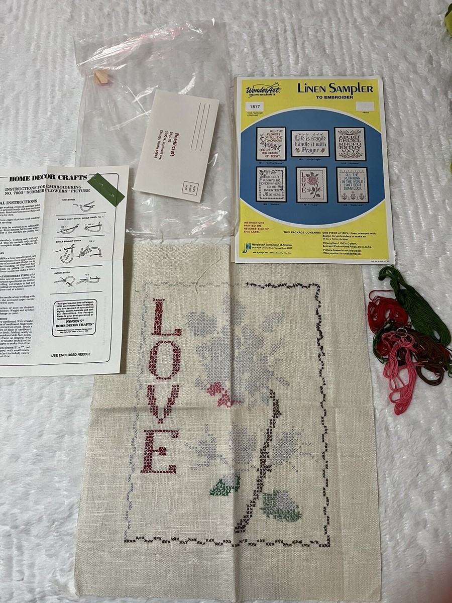 Primitive Samplers Finished Counted Cross Stitch Pattern, All Joys For