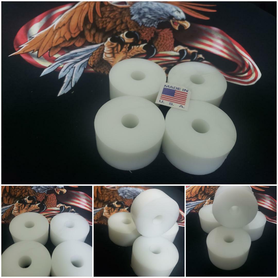 4 PACK HDPE BUSHINGS 1" HT X 2-1/2 OD X 1/2 I D FREE SHIPPING MADE IN ...