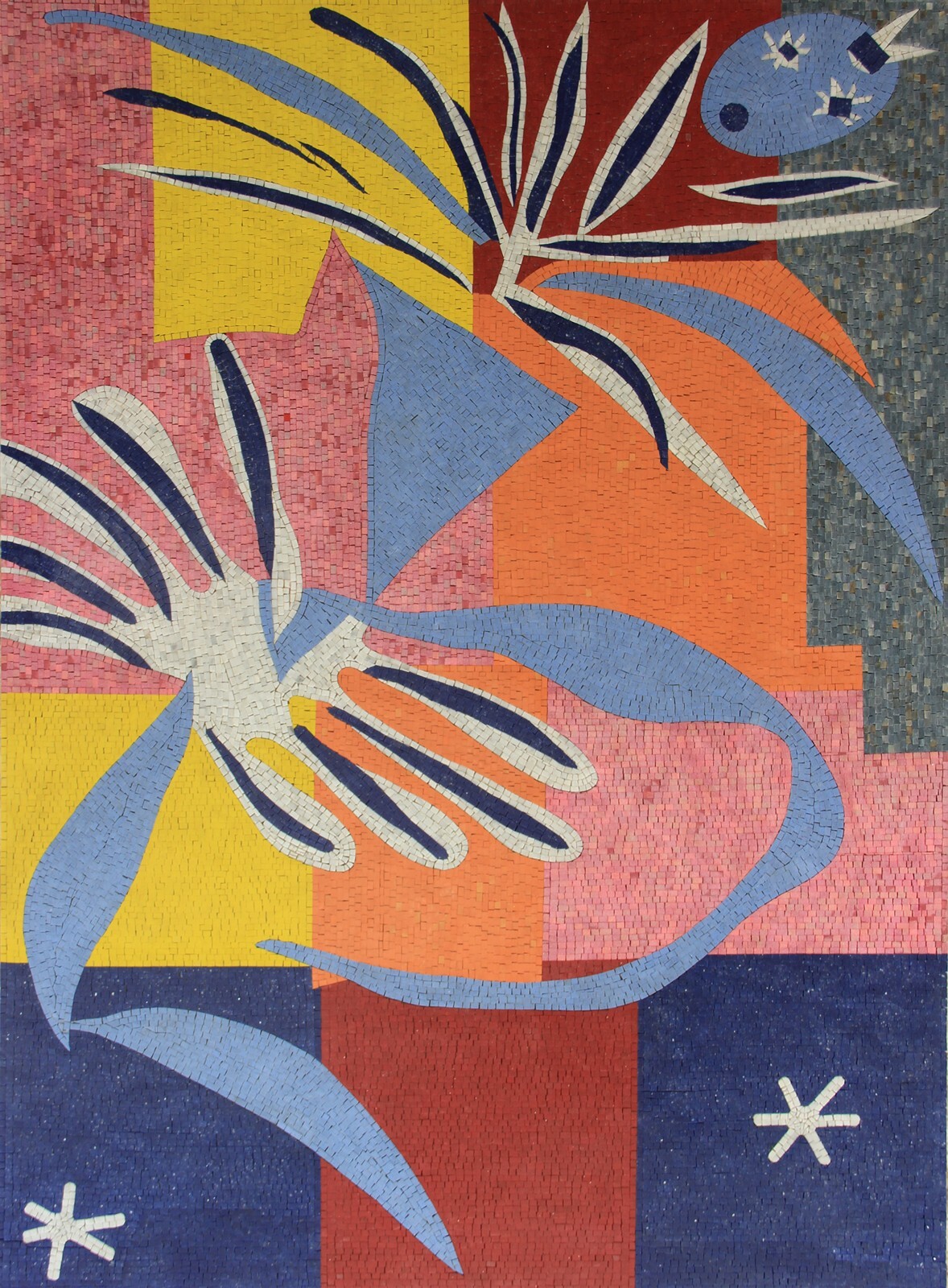 Mosaic Marble The Creole Dancer Artwork GEOMETRICAL Design 64x87 Inches ...