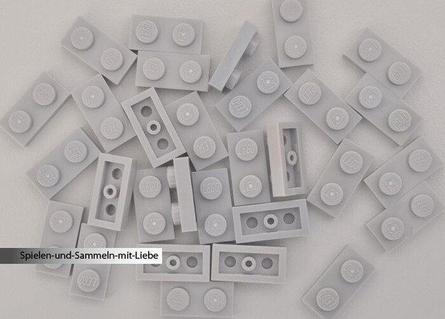 3023 Lego 20x platte 1x2 HELLGRAU 4211398 online kaufen | eBay