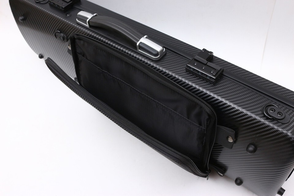 Carbon Fiber Violin Case 4/4 Code lock Violin box Music sheet Bag ...