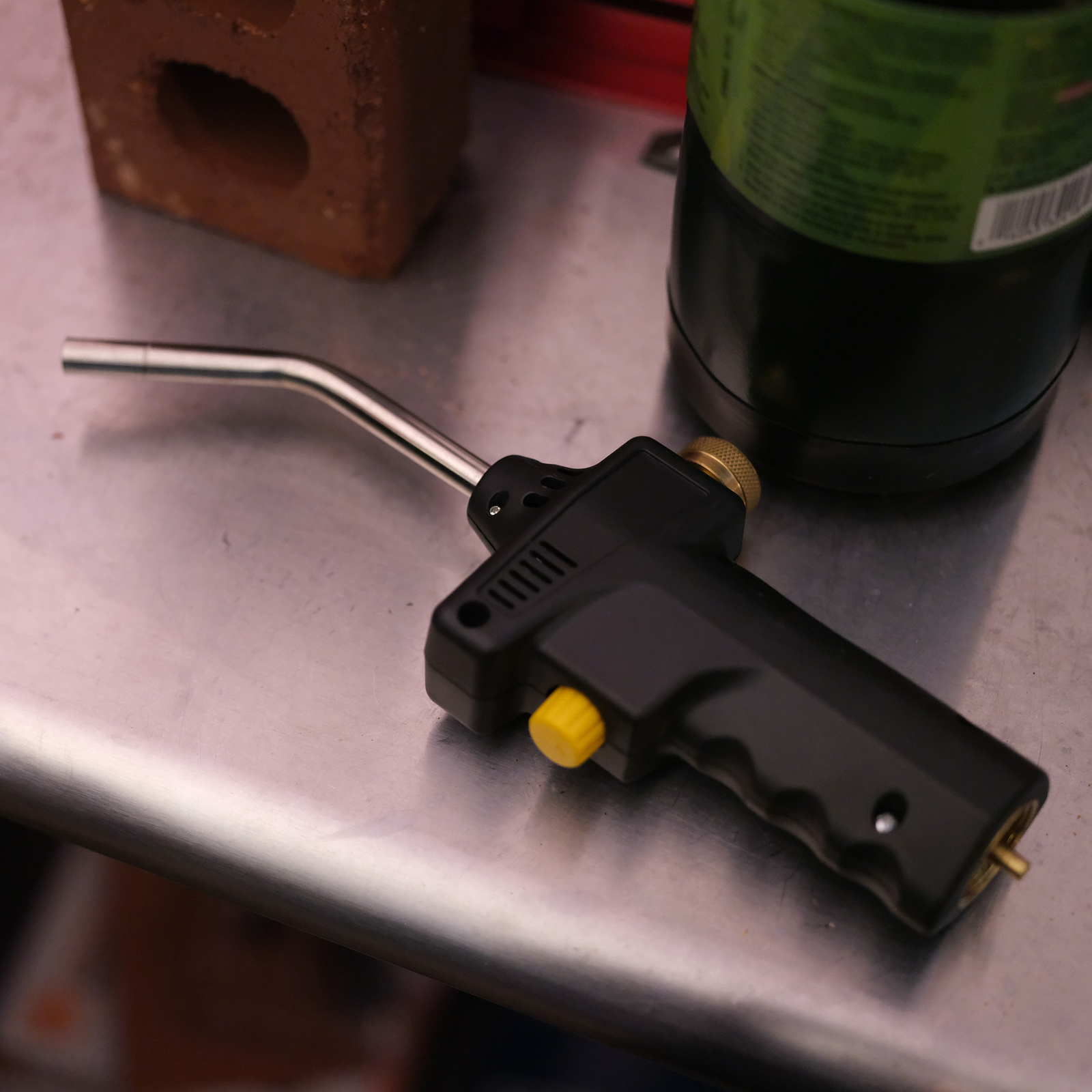 BISupply Propane Torch Head with Igniter Flame - Gas Hand Torch Fire ...