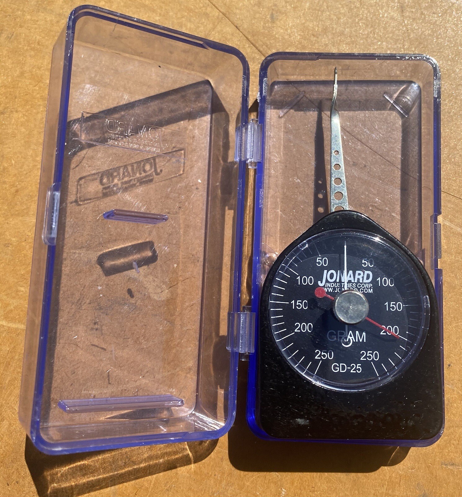 Jonard GD-25 Flat Tip Small Force Gauge, 30-250 grams, Free Shipping | eBay