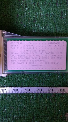 1 NEW ABB RXMB1-1MRK-000-874-AN RELAY w/RXZ21 & RK928008-AC NNB ***MAKE ...