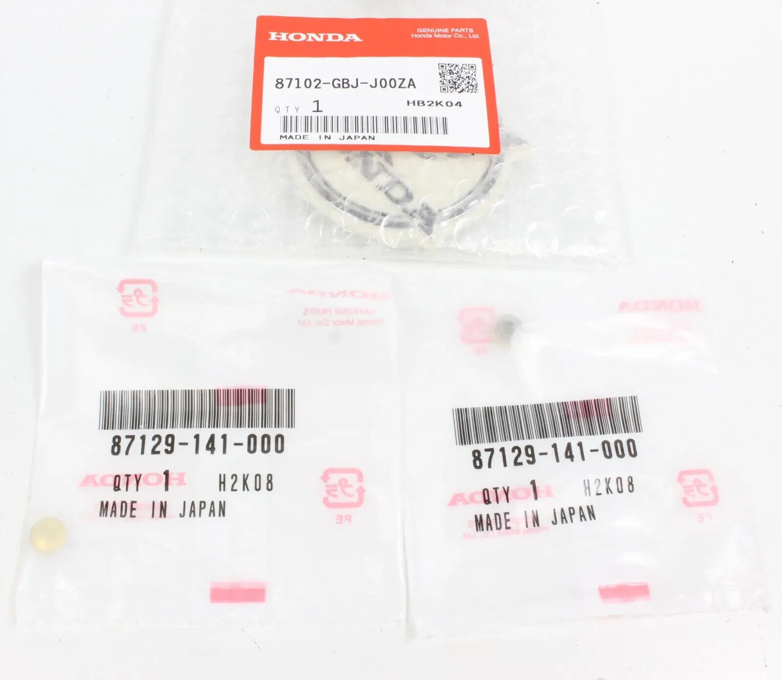 HONDA Genuine C90 C70 C50 Little Super Cub Front Leg Shield Emblem 2 ...