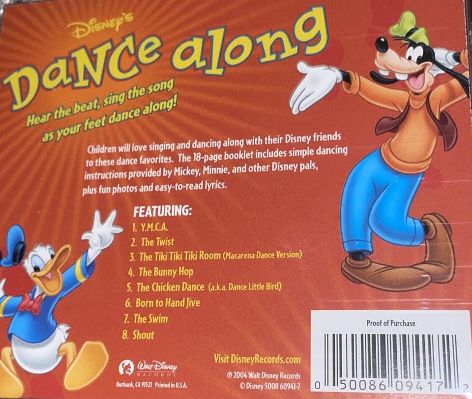 DISNEY - Disney's Dance Along - CD - **BRAND NEW/STILL SEALED ...