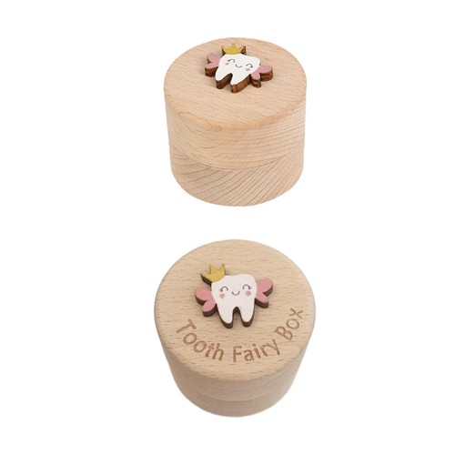 Tooth Container Case Wooden Baby Box Collection Box Fetal Hair Tooth ...