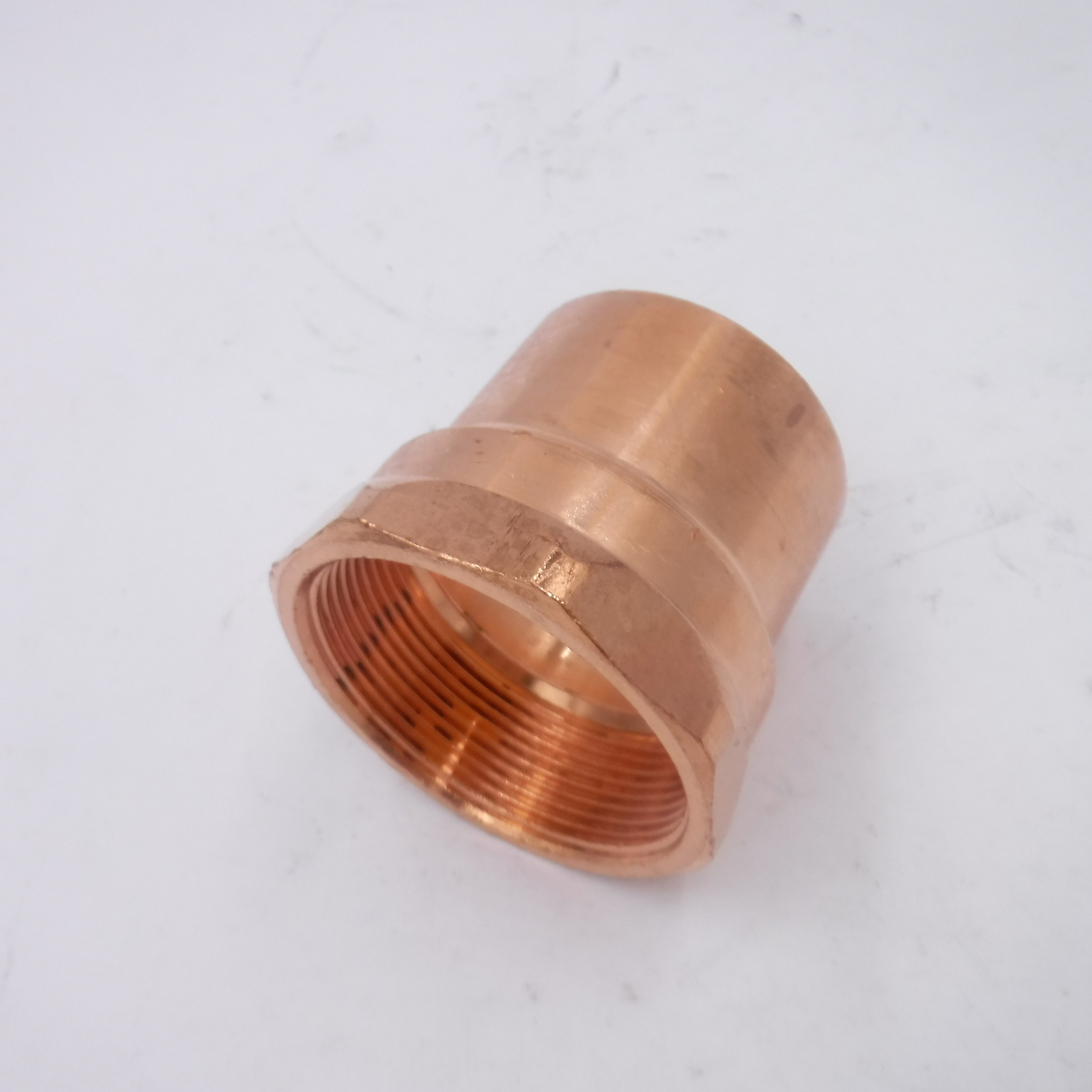 Jones Stephens 2" C x 2" FIP Wrot Copper Coupling Adapter C75119 Solder ...