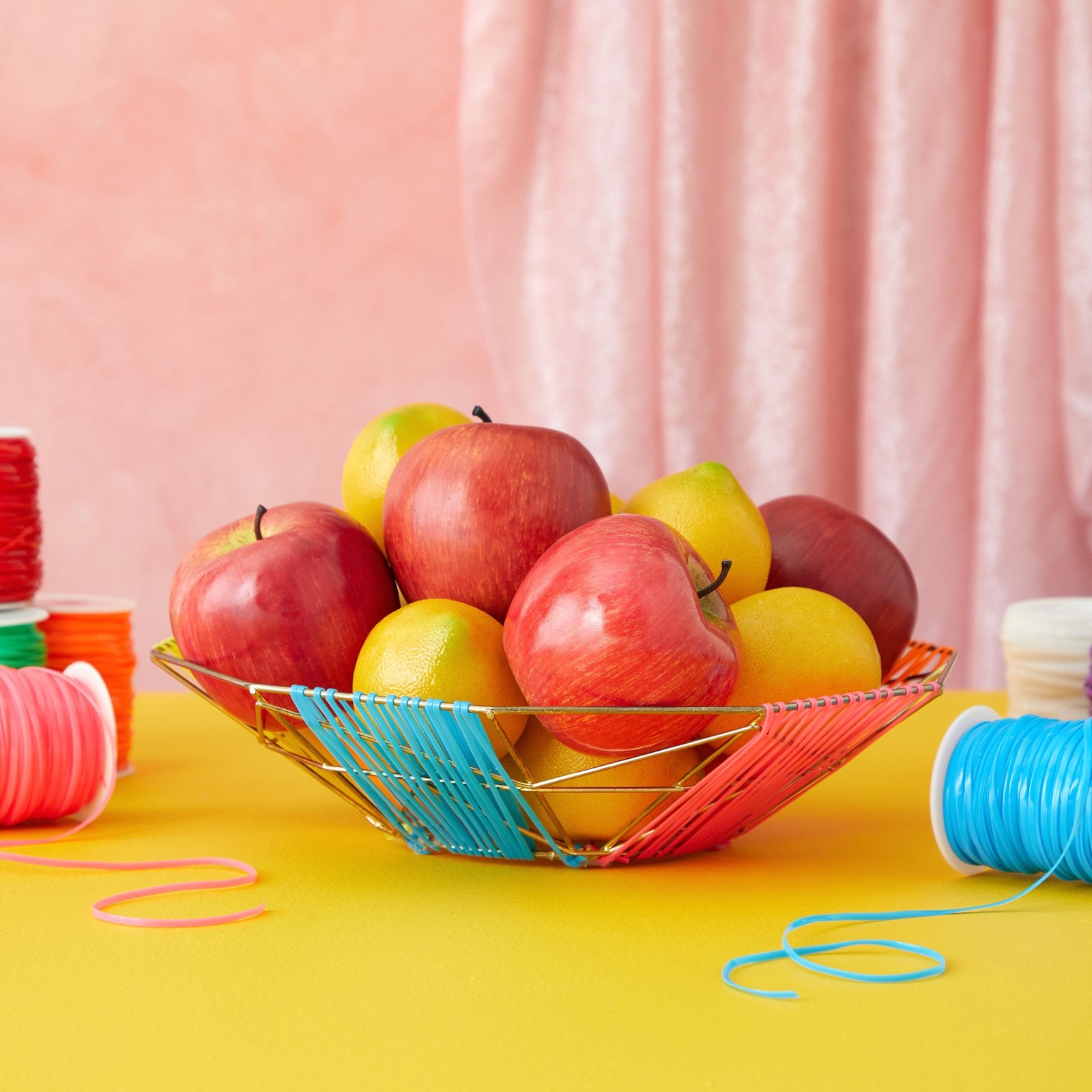 50 Yards Each Plastic Gimp String in 10 Colors for Crafting, 10 Spools ...