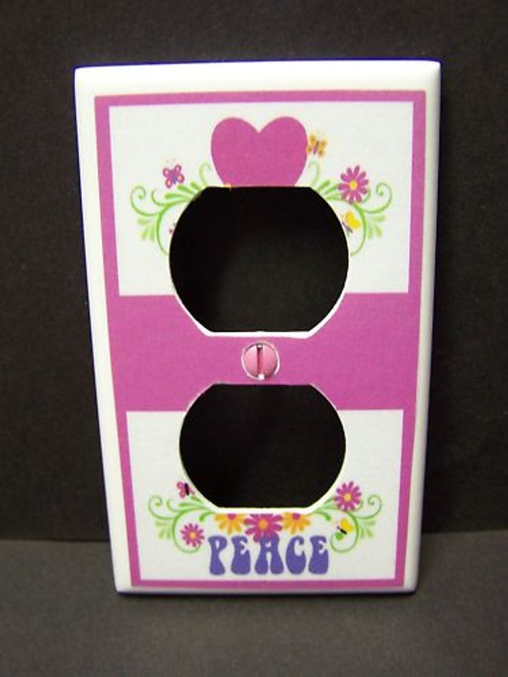 LOVE & PEACE SIGN LIGHT SWITCH COVER PLATE OR OUTLET COVER | eBay
