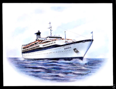 Original Art Work ... ss MERIDIAN...Celebrity Cruises... cruise ship | eBay