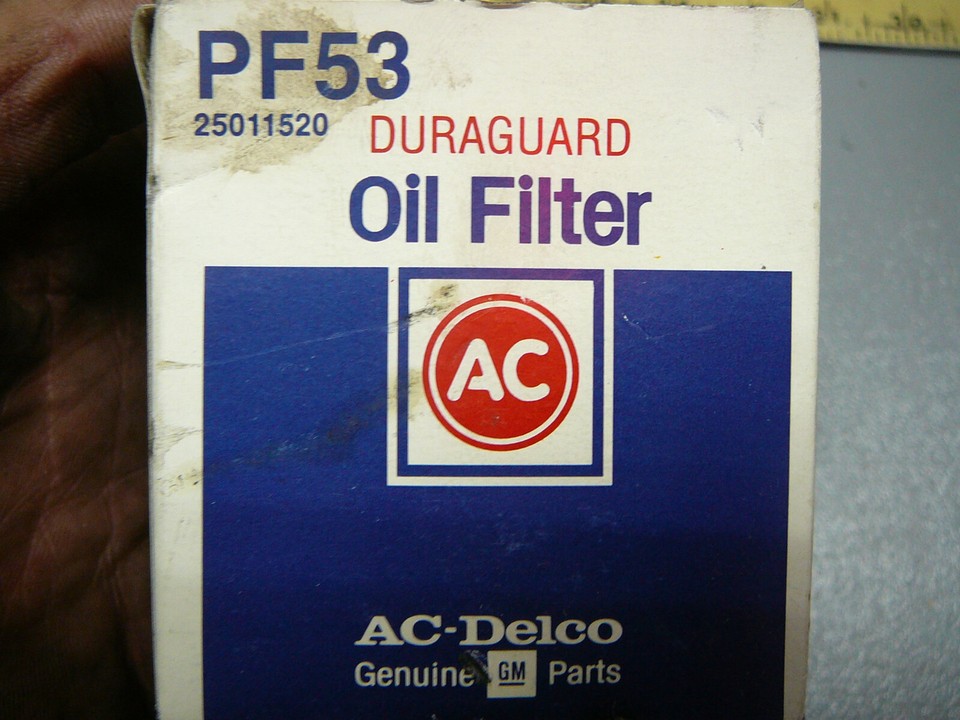 AC-DELCO OIL FILTER PF53 PH3614 51348 FC0258 | eBay