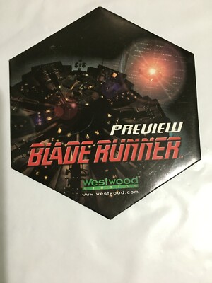 Blade Runner 1997 Westwood Studios PC Game Preview Disc CD New Still ...