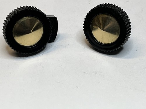 2- ZENITH TRANSOCEANIC 600 TUBE RADIO KNOBS New Bright Inserts MEDF-21 ...
