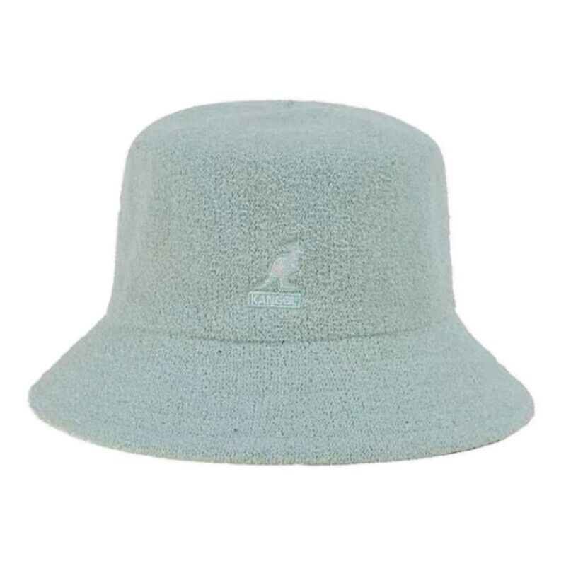 New Kangol Bermuda Casual Bucket Hat Flat Top Knit Hats CapSports Women ...