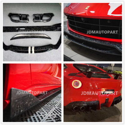 Forged Carbon Fiber Front Lip Rear Diffuser Sideskirt Rear Wing For ...