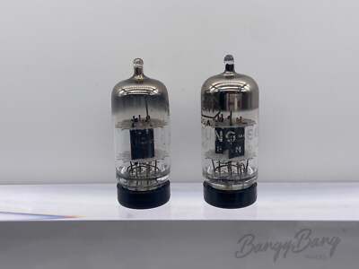 Matched Pair Tung-Sol 12AT7/ECC81 Dual Triode Guitar Amp. Audio Vacuum ...