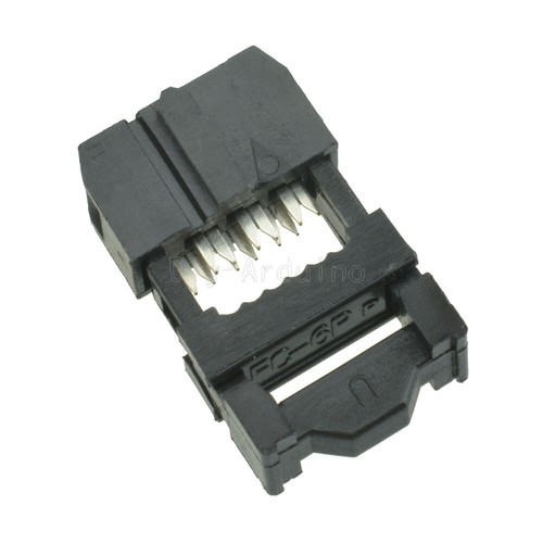 10Stks NEW 2.54mm Pitch 6Pin FC-6P IDC FC Female Header Connector 3pcs ...