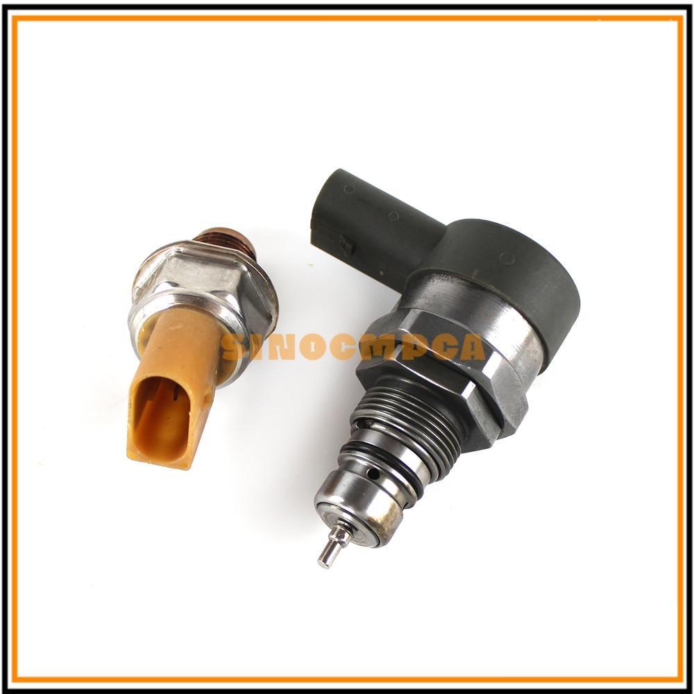 Fuel Rail Pressure Valve w/ Sensor For AUDI VW SEAT SKODA 0281002859 ...