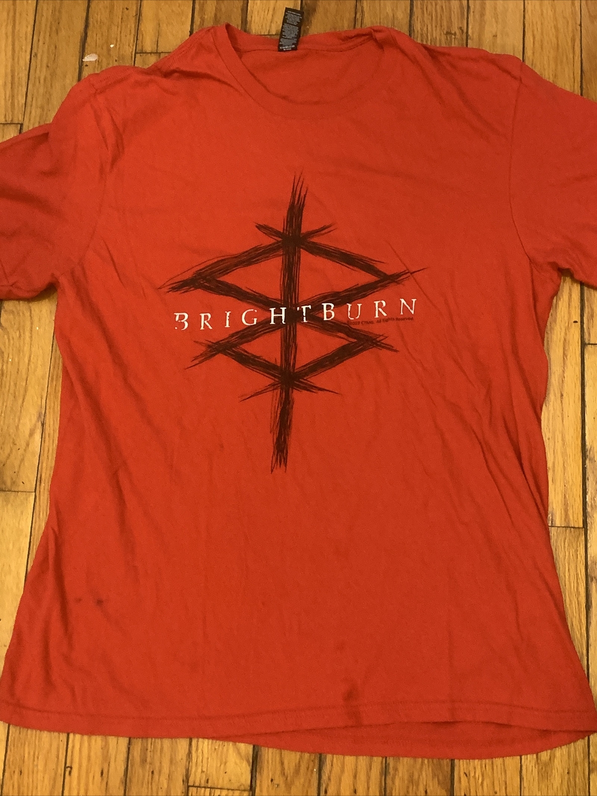 2019 Brightburn Superhero Horror Movie Red T-Shirt Pr… - Gem