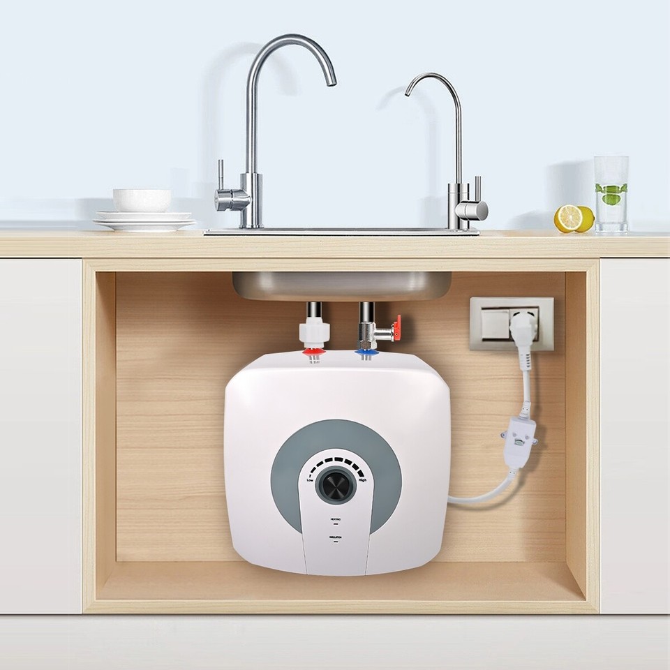 Electric Instant Hot Water Heater Under Sink Small Water Tank Kitchen ...