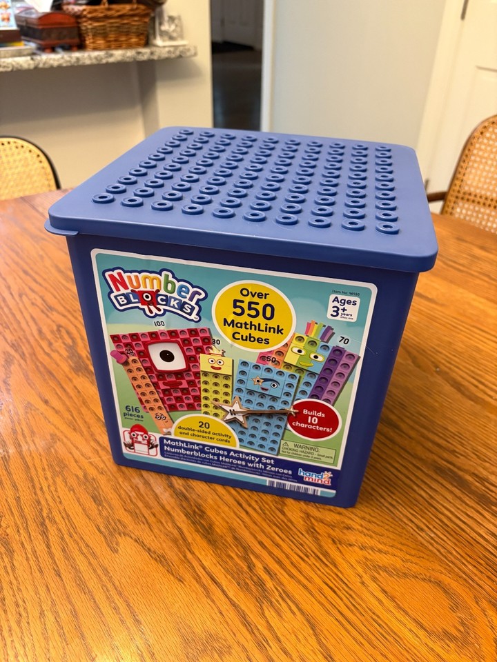 NEW in Box RARE Numberblocks® MathLink® Cubes Heroes with Zeroes Set | eBay