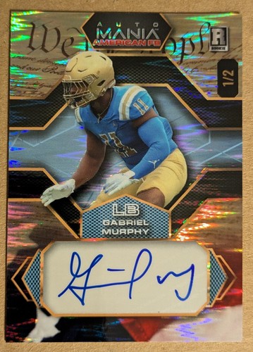 2024 Wild Card Auto Mania Gabriel Murphy 1/2 No. AMAH-GM Autograph | eBay
