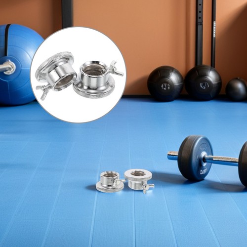 2 Pcs Dumbbell Lock Nut Barbell Collars Fixing Nuts for Workout Screw ...