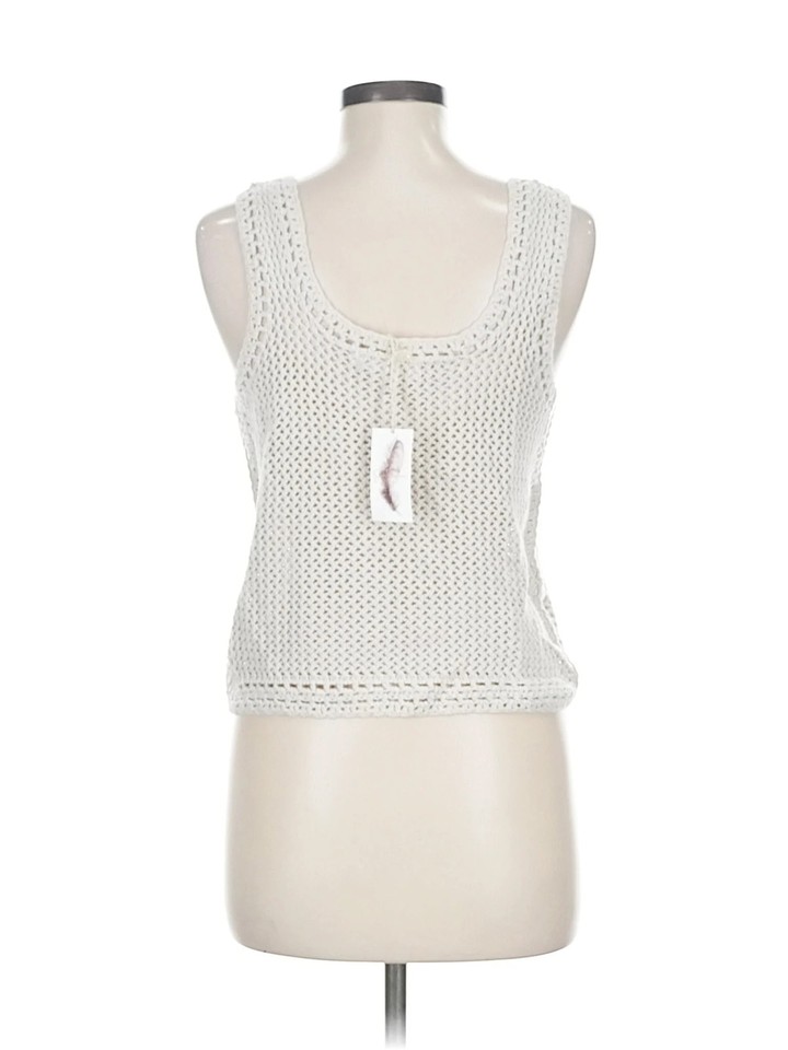 Jessica Simpson Women White Sweater Vest M | eBay