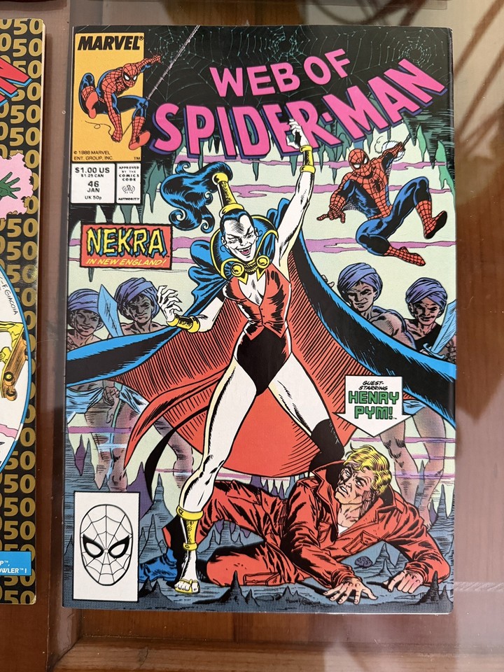 Web Of Spider-Man 1987 Mixed Lot Of 8 issues: 40, 41, 42, 46 (2), 47 ...