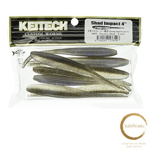 New Keitech SI4440 Shad Impact Electric Shad 4 | eBay