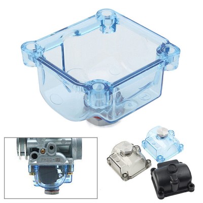Motorcycle Transparent Carburetor Float Bowl Chamber Blue for PHBG Carb ...