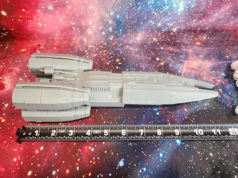 The Galactic Starport Janus Class Cruiser PLA Model | eBay
