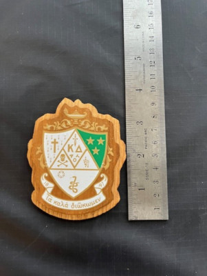 Kappa Delta Double Raised Wood Crest Shield NEW, LICENSED | eBay