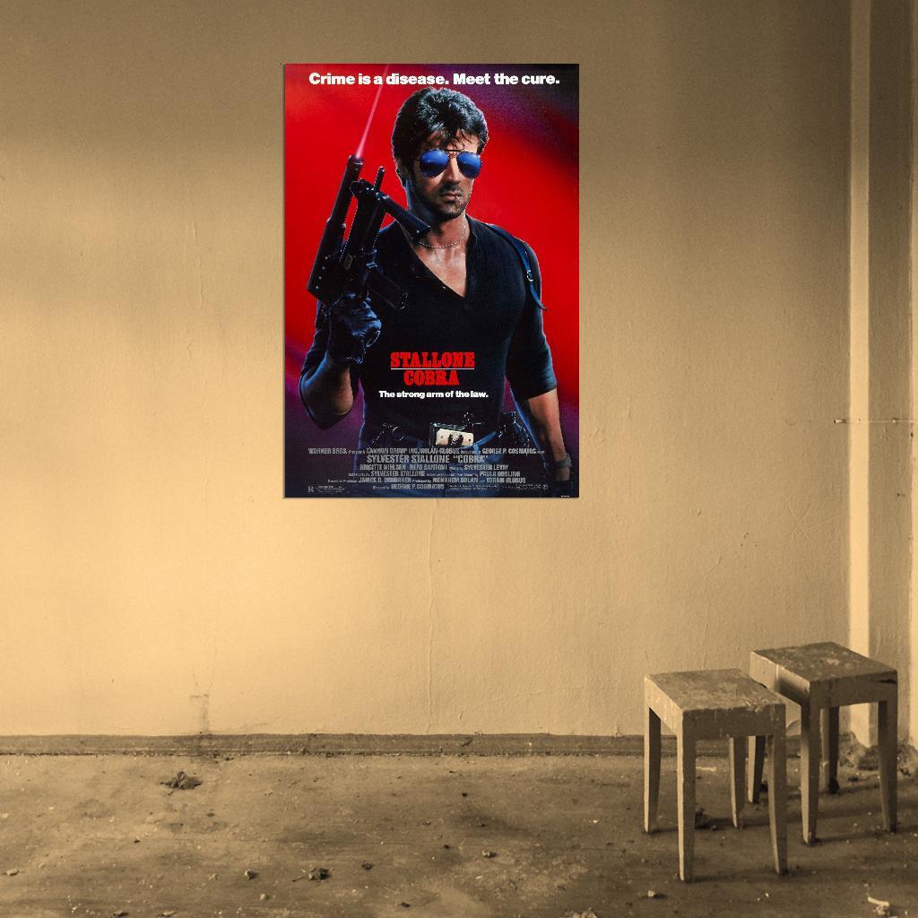 63170 COBRA 1986 Stallone Rocky Rambo Wall Decor Print Poster | eBay