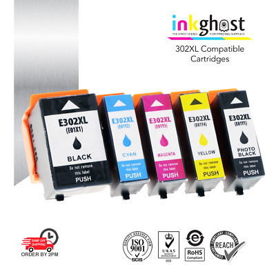 Inkghost 302XL compatible Ink cartridges for Epson Expression XP6100 XP ...