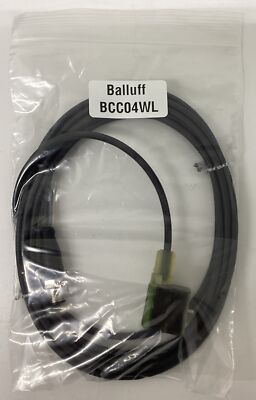Balluff BCC04WL Cable M12 3-Pin to Form A, 18mm Valve 24V AC/DC 5M | eBay