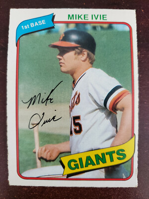 1980 O-Pee-Chee Mike Ivie Baseball Card #34 San Francisco Giants | eBay