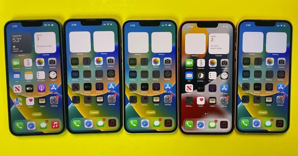 Apple iPhone 13 - 128gb 256GB (Unlocked) Black Red White Blue- Average ...