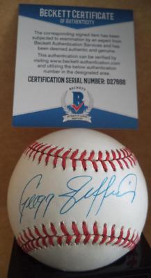GREGG JEFFERIES CARDINALS/PHILLIES SIGNED AUTOGRAPH M.L BASEBALL ...