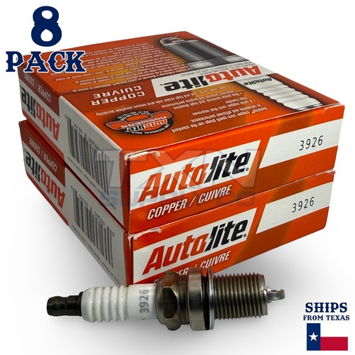 8 Pack Autolite 3926 Copper Core Spark Plugs ps | eBay