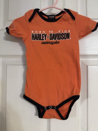 Harley Davidson One Piece Baby Boy 18M Body Suit Unisex Born To Ride ...